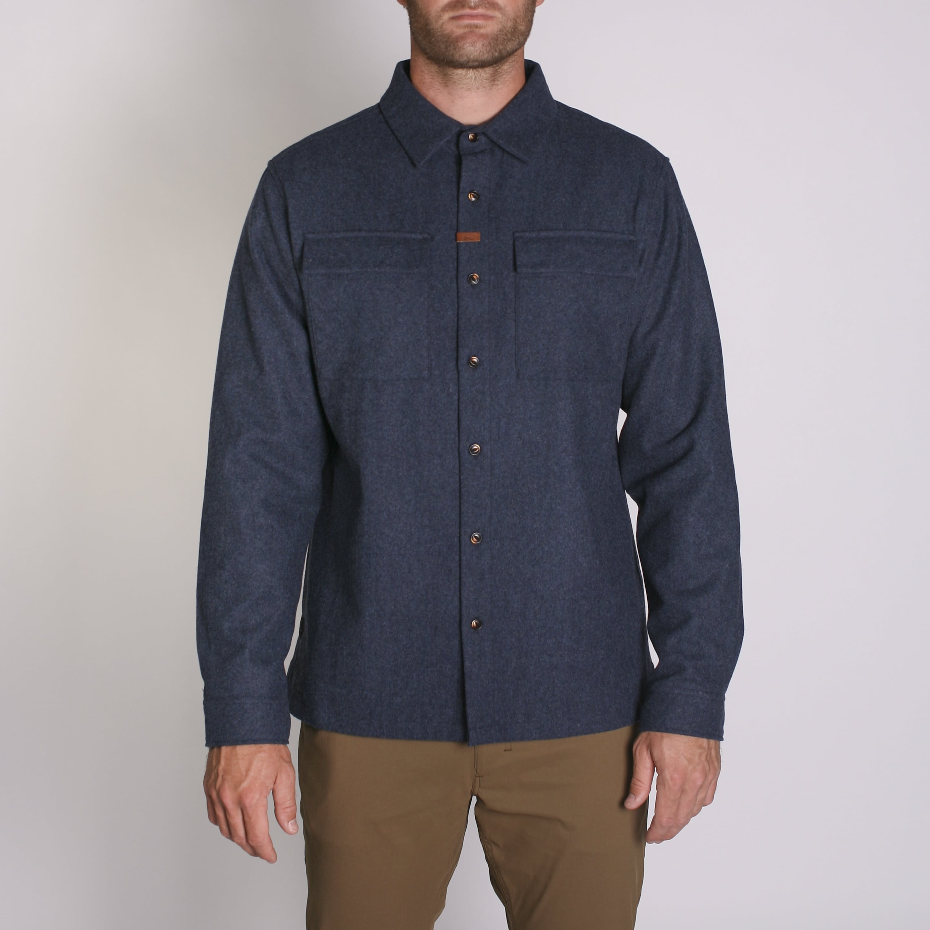 Winthrop Woolly Flannel Navy – Imperial Motion