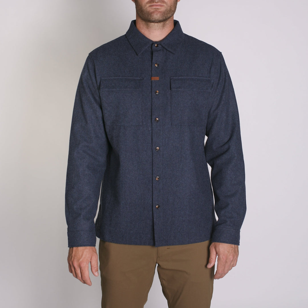 Winthrop Woolly Flannel Navy – Imperial Motion